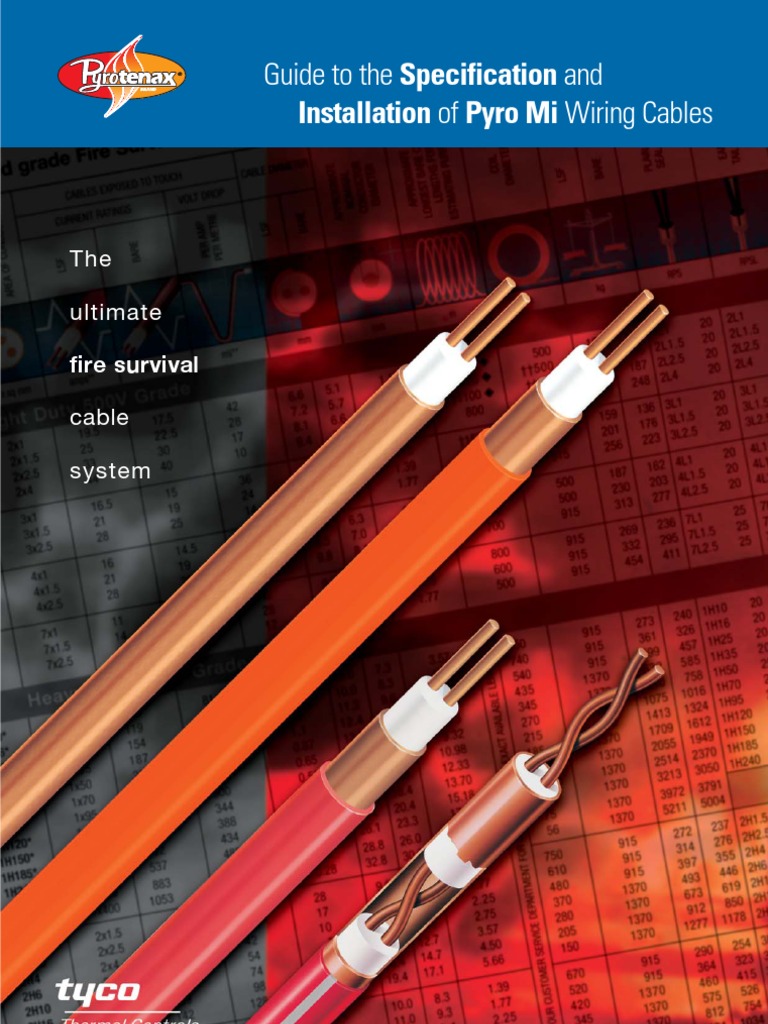 Pyro Mi Specifiers Guide | PDF | Electrical Wiring | Cable