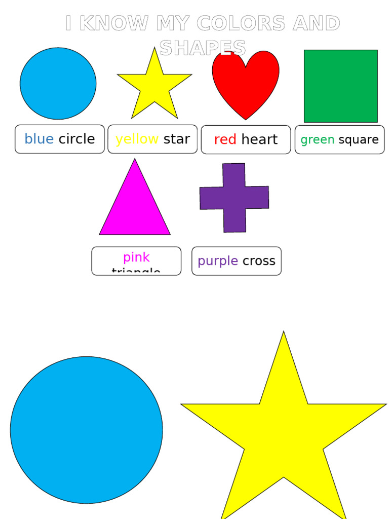 Learn Colors and Shapes for Kids | PDF