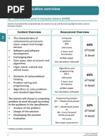 OCR A Level CS Specification (H446) | PDF | Central Processing Unit ...