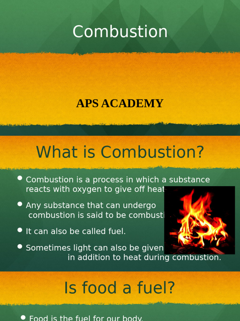 Understanding Combustion and Fire Safety | PDF | Combustion | Fires