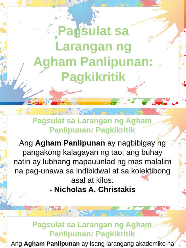 Pagsulat Sa Larangan NG Agham Panlipunan PSPL AKADEMIK | PDF