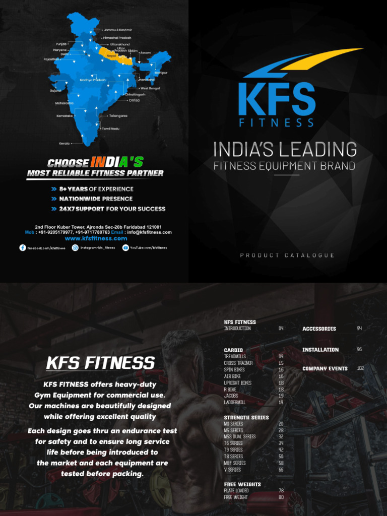 KFS Fitness Catalogue 2025 | PDF | Treadmill | Physical Fitness