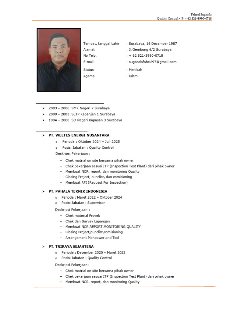 CV Fahrul S M3 - Merged | PDF