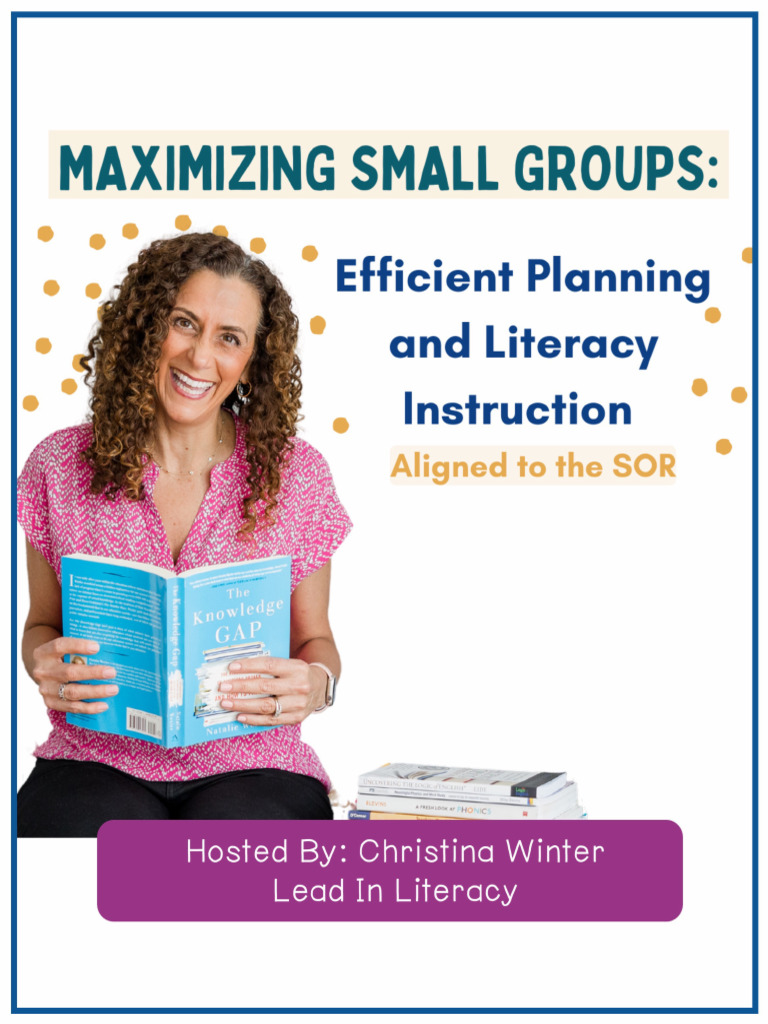 Maximizing Small Groups Session Workbook | PDF