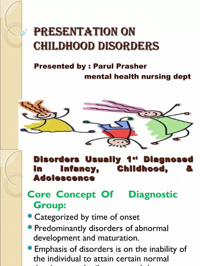Childhood Disorders | PDF