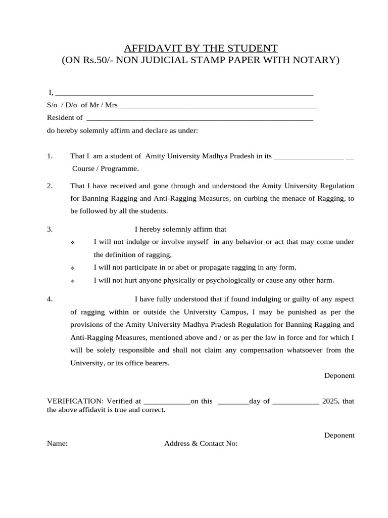 Affidavits Format | PDF | Affidavit | Common Law