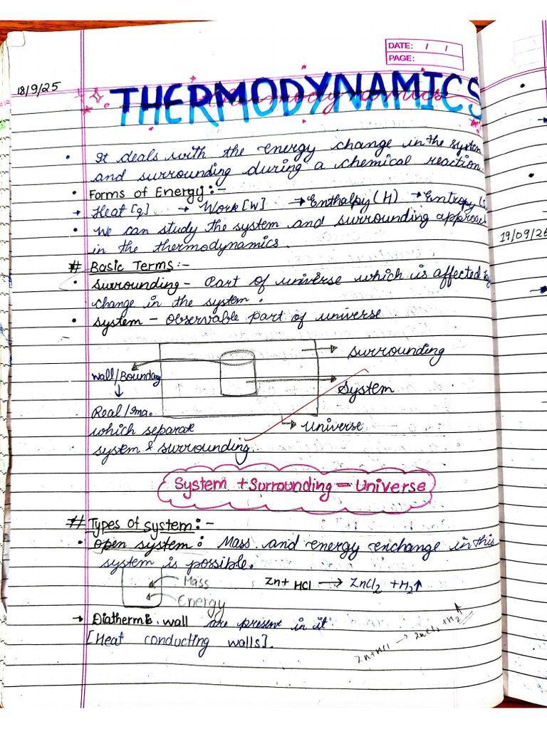 Thermodynamics Chemistry | PDF
