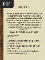 Dental Caries Indices Explained | PDF | Tooth | Medical Specialties