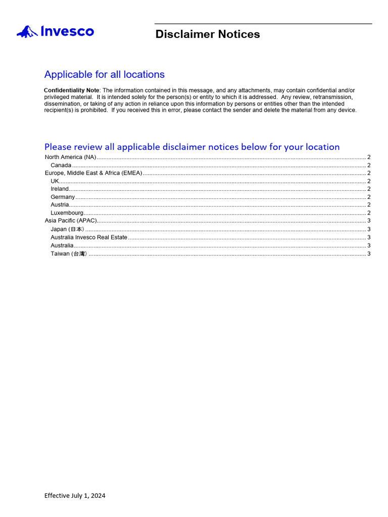 Disclaimer Notice | PDF