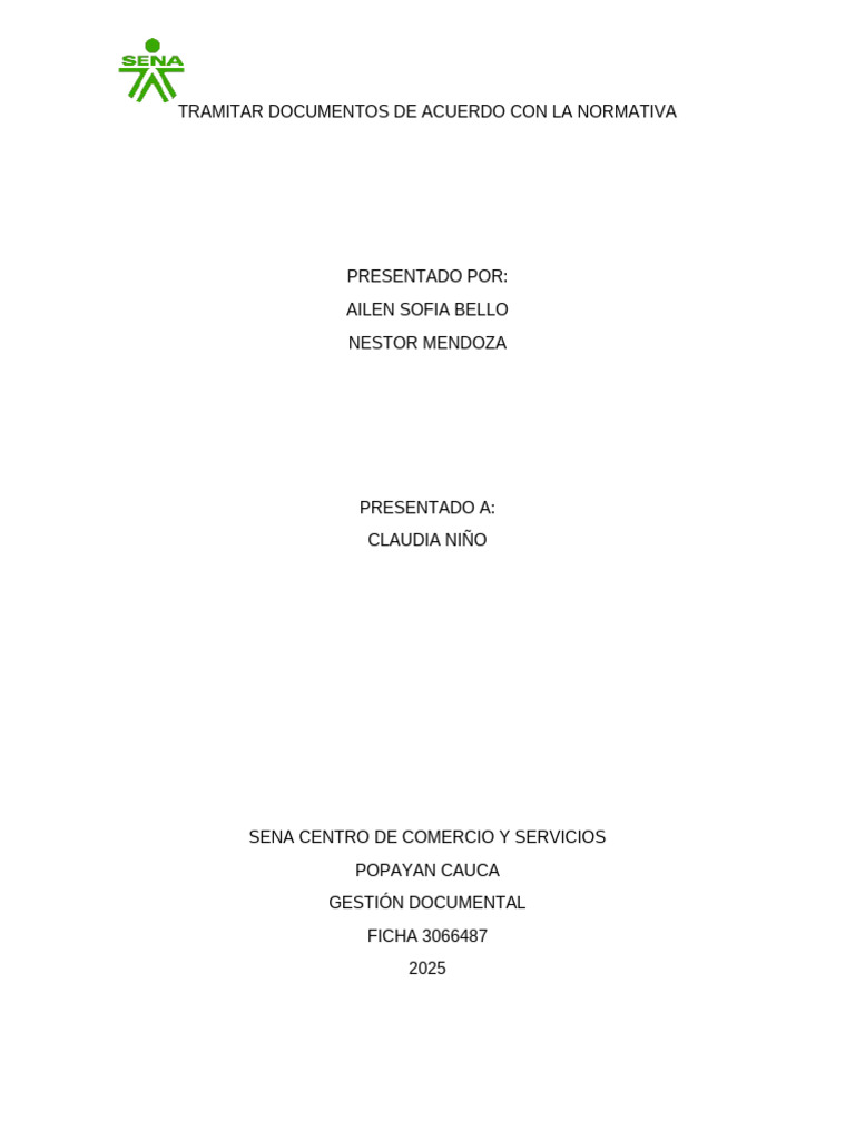 Tramitar Documentos de Acuerdo Con La Normativa | PDF | Gestión de ...