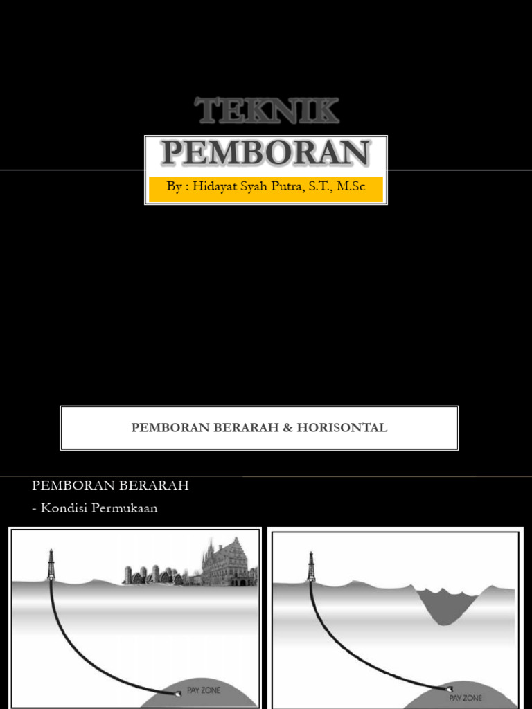 Teknik Pemboran Berarah dan Lumpur Pemboran | PDF