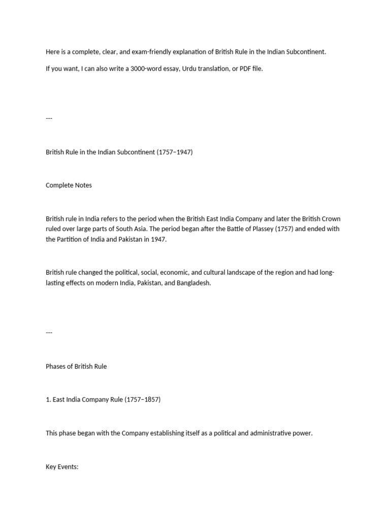 British | PDF | British Raj | Partition Of India