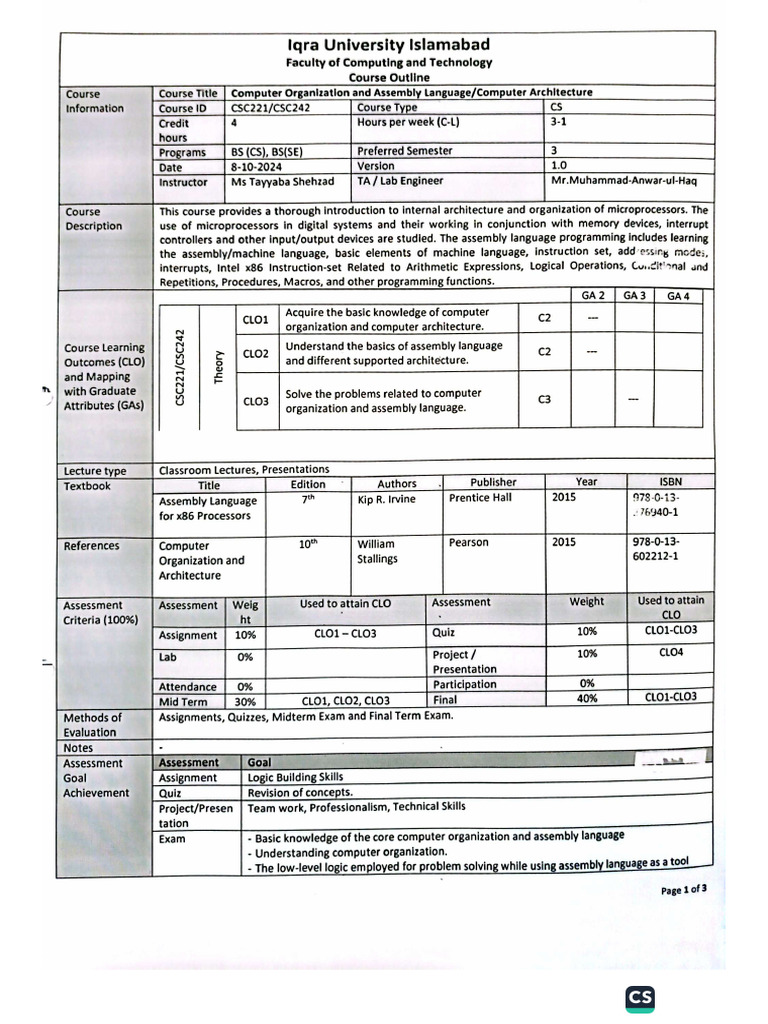Computer Organization Assignment Solutions | PDF | Cpu Cache | Random ...