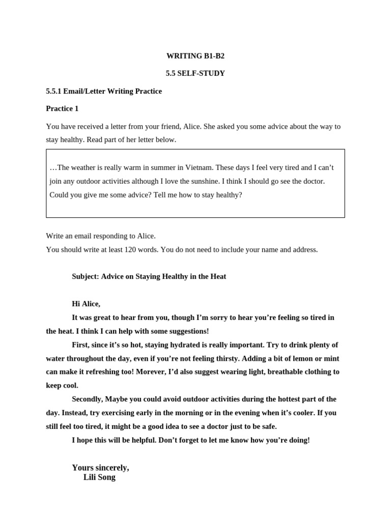 Email and Essay Writing Practice Guide | PDF | Cost Of Living | City