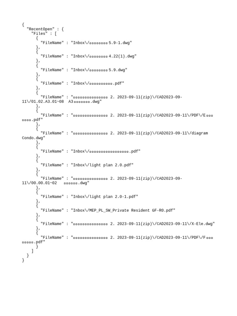 Recent CAD and PDF Construction Files | PDF