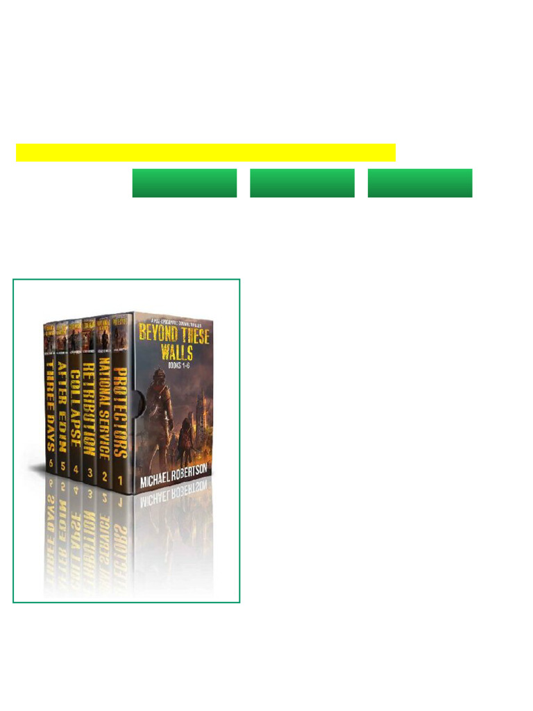 Beyond These Walls Space Opera Box Set 1 - Books 1-6 Robertson Full ...
