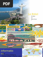 Exposé sur le Brésil : Culture et Histoire | PDF