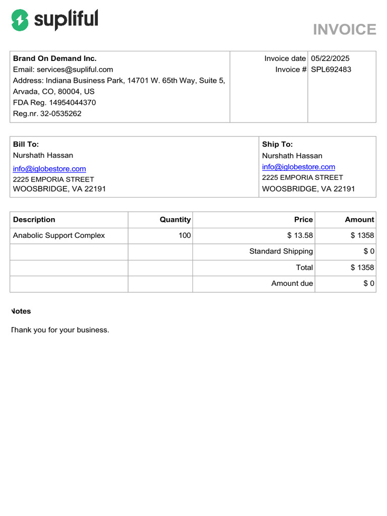 Invoice | PDF