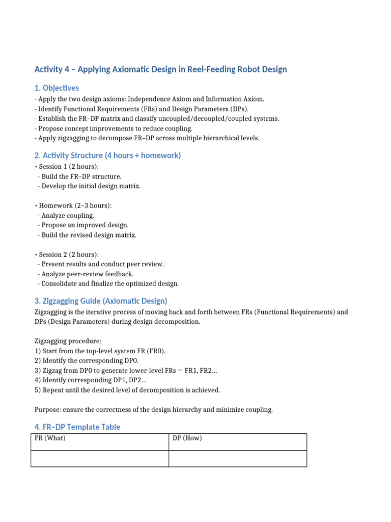 Activity4 Axiomatic Design English | PDF | Applied Mathematics