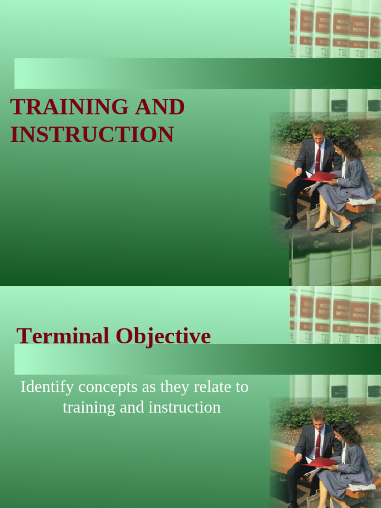 Training and Instruction Essentials | PDF | Learning | Cognitive Psychology