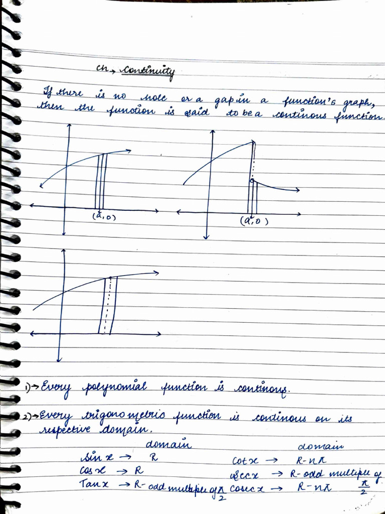 Continuity and Differentiability | PDF