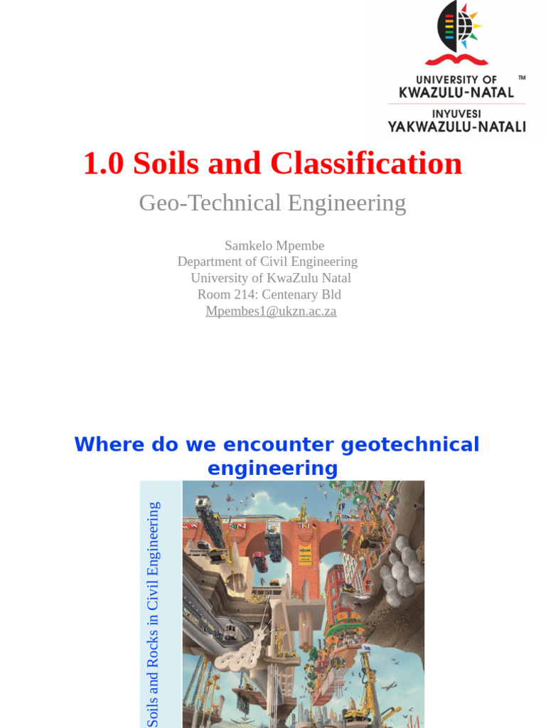 Soils and Their Classification Full PWP | PDF | Rock (Geology) | Gravel