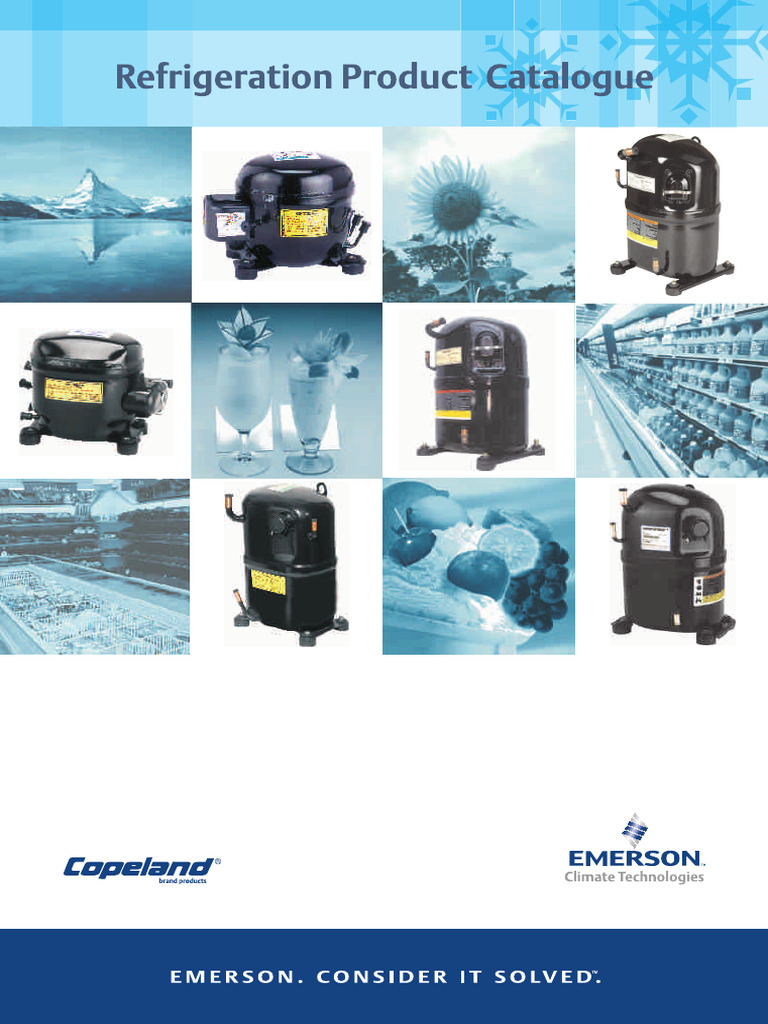 Emerson India Compressor Product Catalogue | PDF