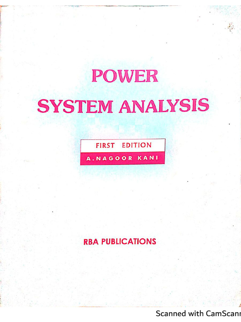 Ilide.info Nagoorkanipower System Analysis Pr 413c35c62c3d4a00aec9cf2c3f677d6f (1) | PDF