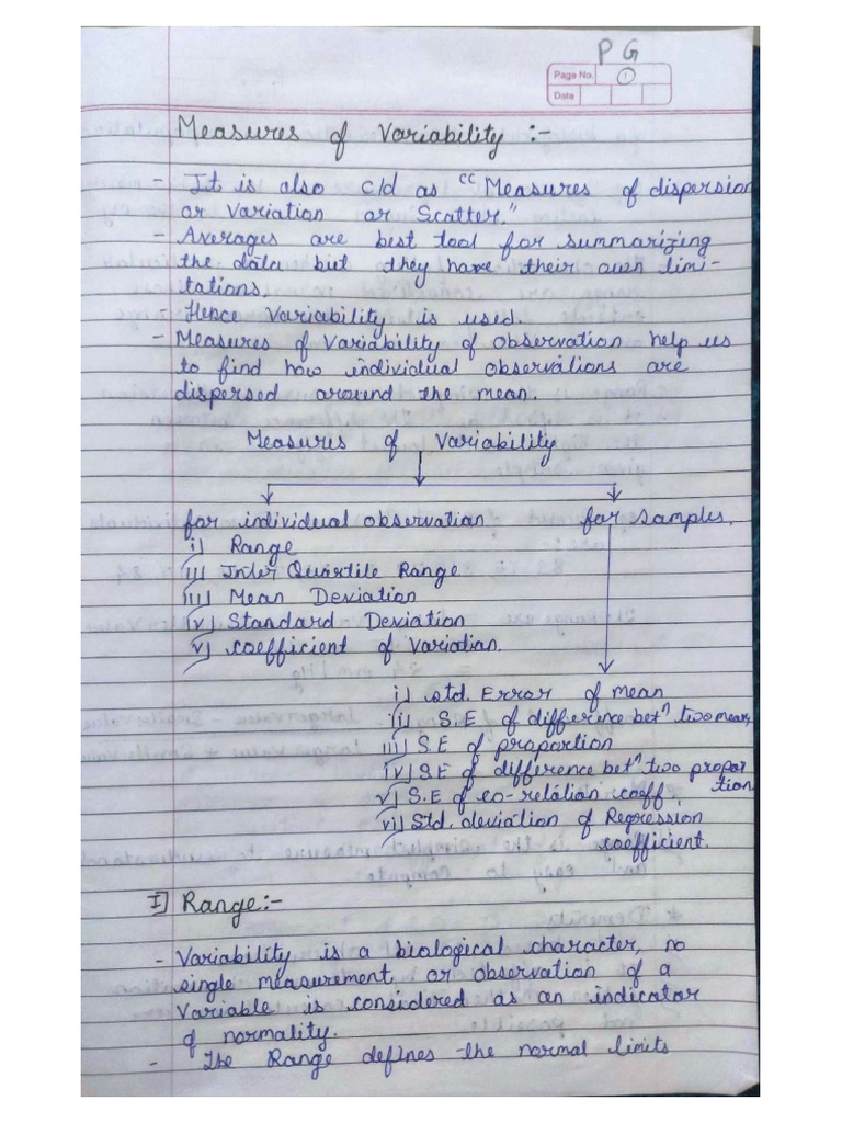 Measure of Variability | PDF