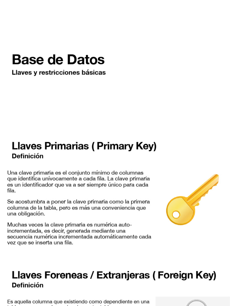 02-Keys Basics Constraints | PDF | Gestión de datos | Bases de datos