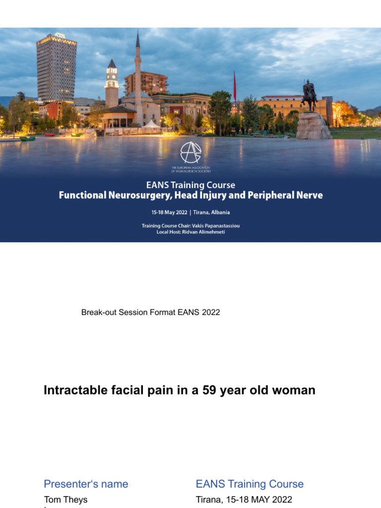 Intractable Facial Pain Case Study | PDF | Pain | Peripheral Neuropathy