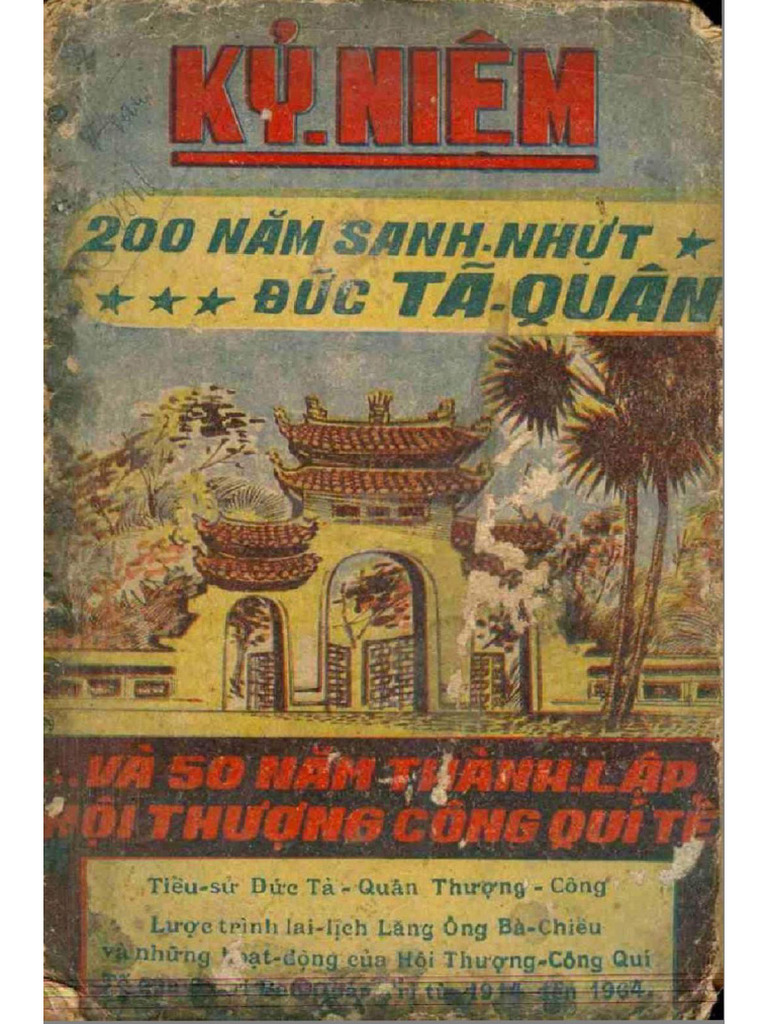 Ky Niem 200 Nam Sanh Nhut Duc Ta Quan - Huynh Cong Thanh | PDF