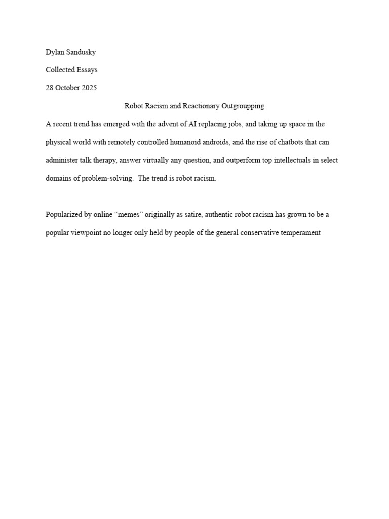 Blank Pre-Formatted Essay (Free to Use) | PDF