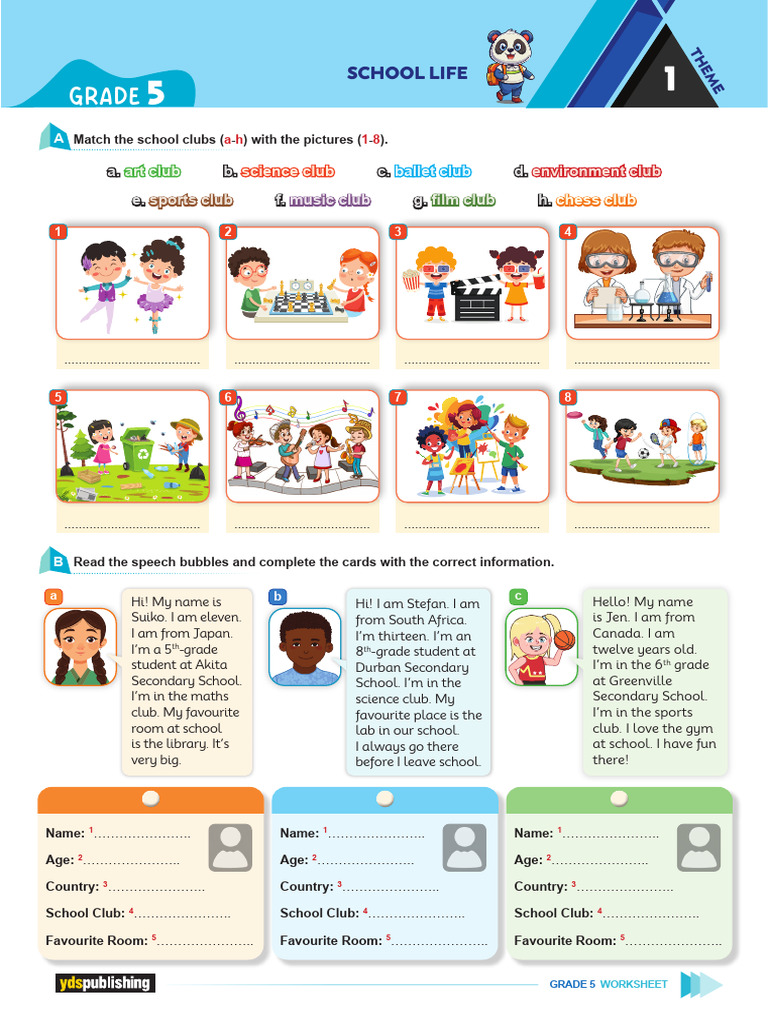 Grade 5 Online Worksheet Theme 1 | PDF | Chess Openings | Chess Theory