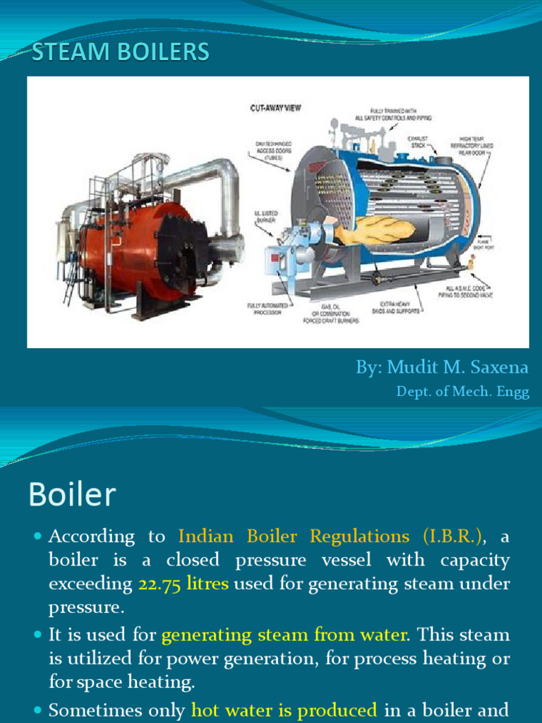 3.2. Steam Boilers | PDF | Boiler | Steam
