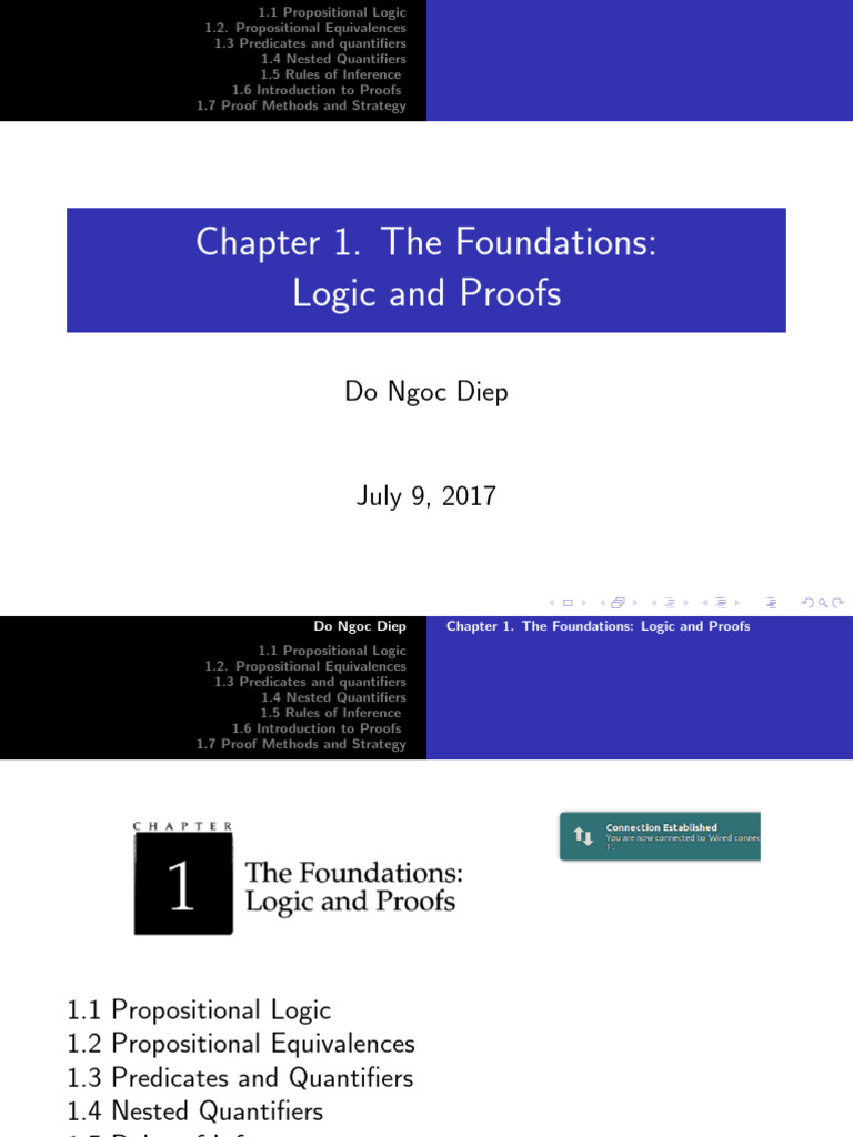 chap1 | PDF | Logic | First Order Logic