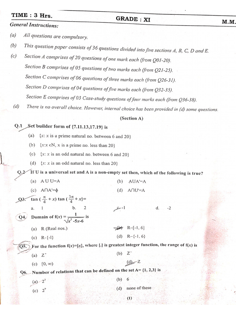 GPS Maths Halfyearly (2) | PDF