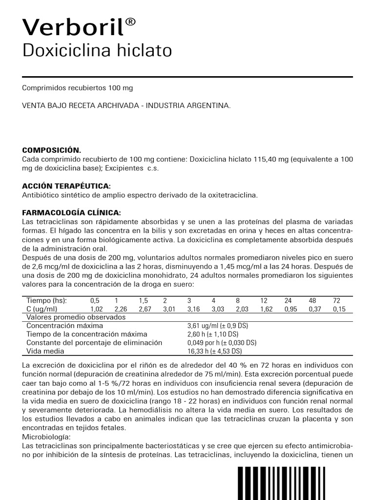 56 - Verboril | PDF | Medicamentos con receta | El embarazo