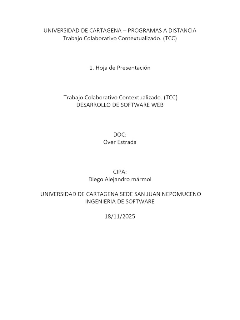 TCC Desarrollo | PDF | Script Java | Bootstrap (marco frontal)