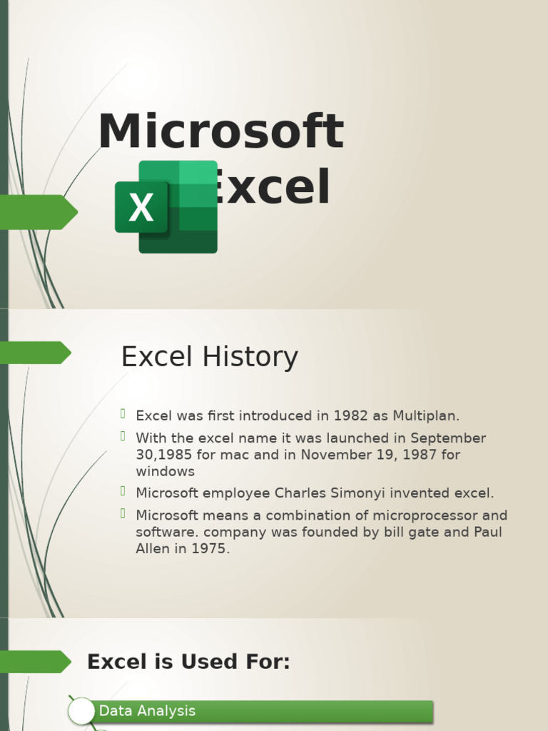 Excel PPT | PDF