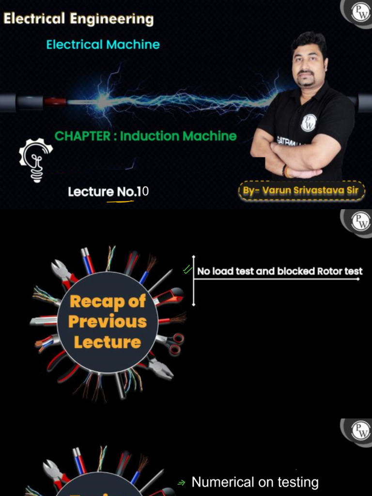 Induction Machine 10 - Class Notes | PDF