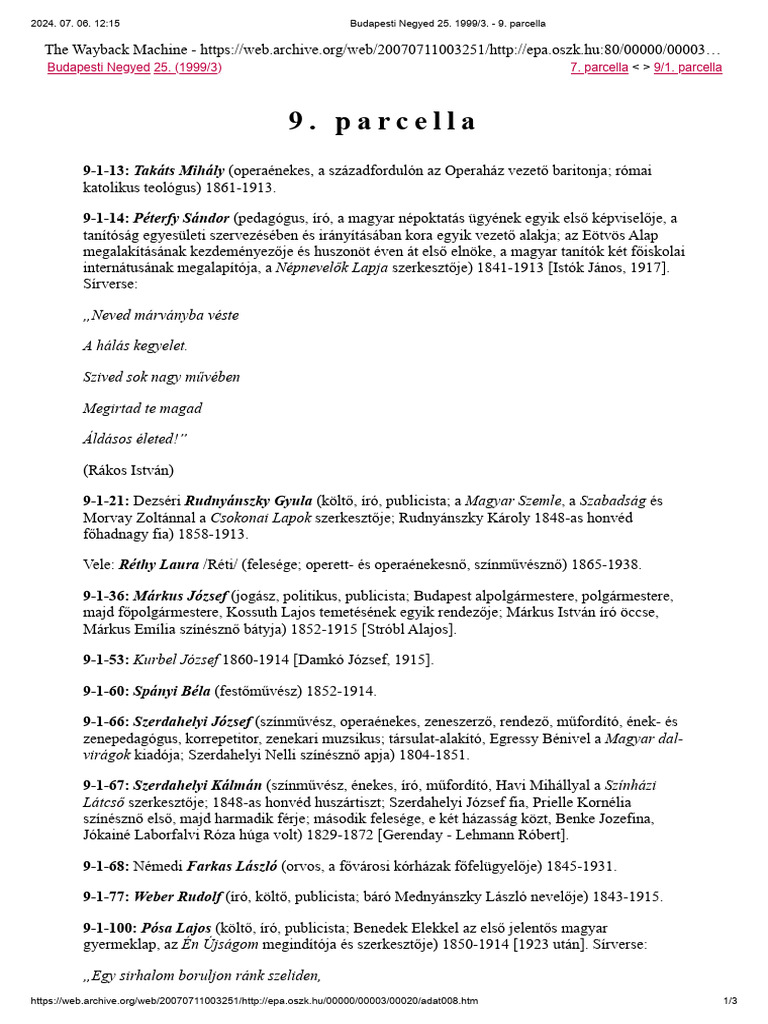 Parcella | PDF