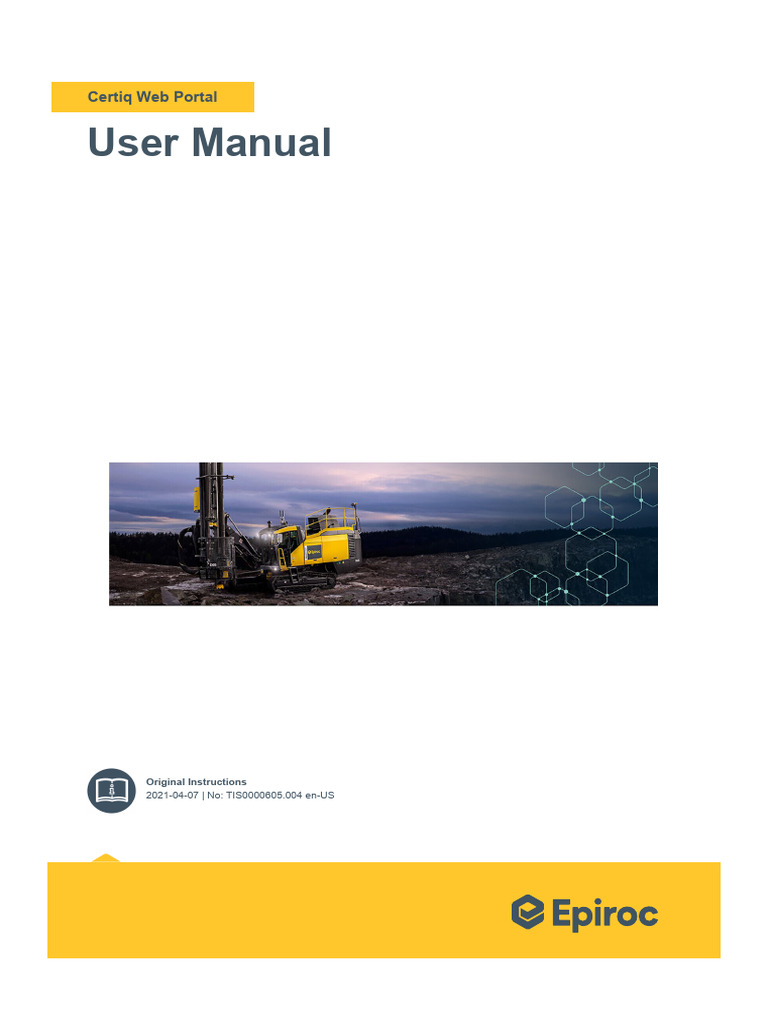 TIS0000605.004 en-US Certiq Web Portal - End User Manual | PDF | Login ...