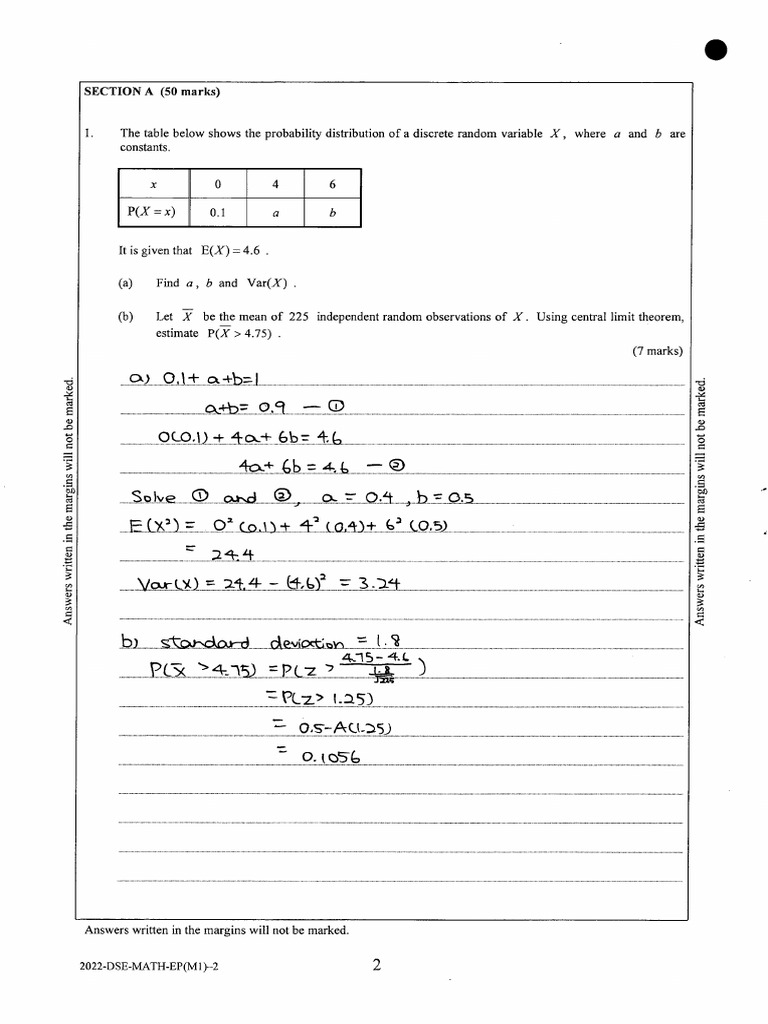 2022 Sample MATH M1 Level4 E 27 38 | PDF