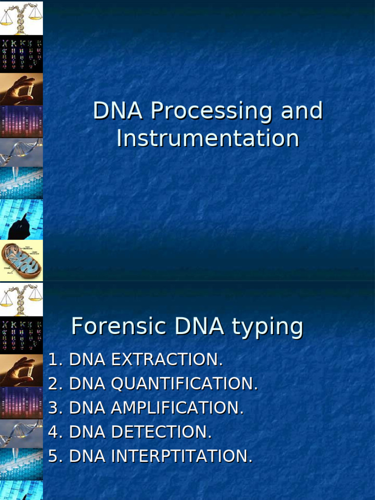 DNA Processing and Instrumentation - 1 | PDF | Polymerase Chain ...