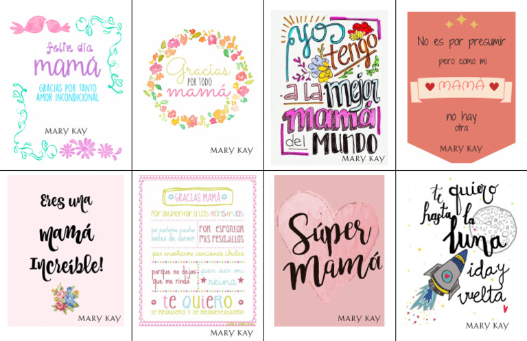 Tarjetas Mamá Tabloide | PDF