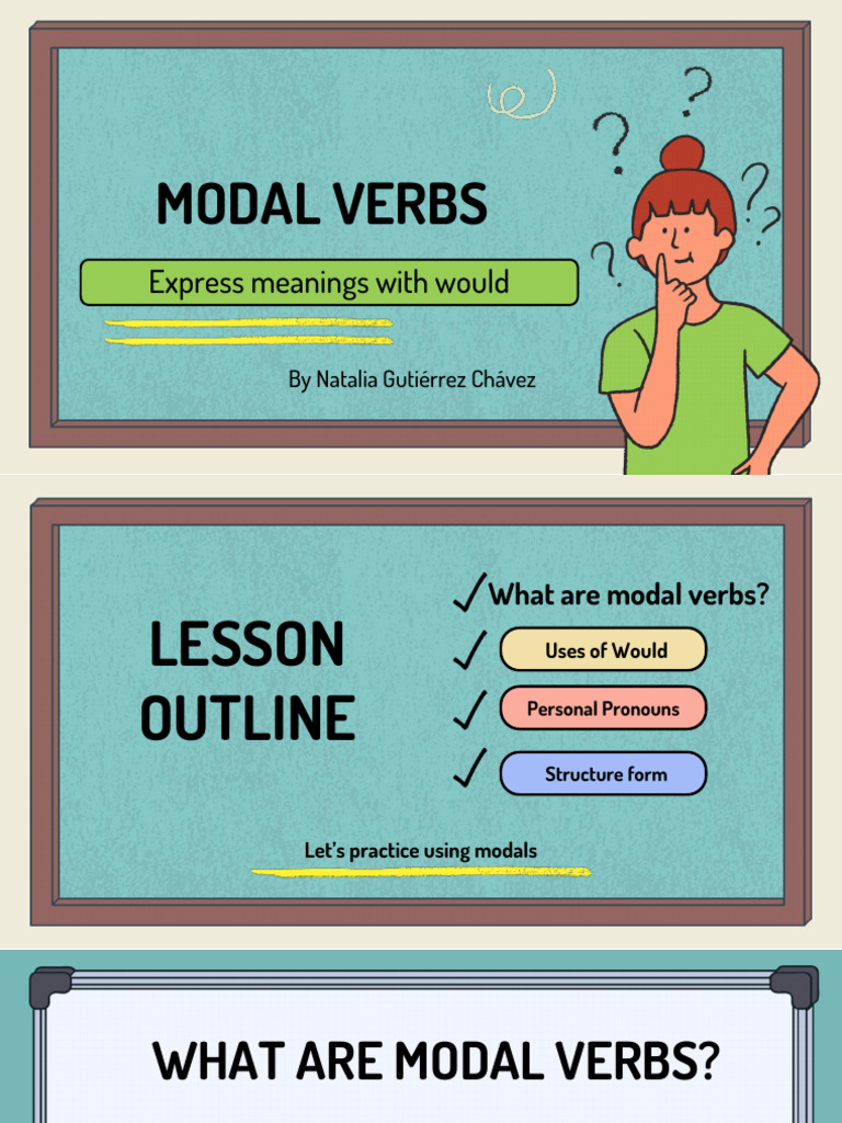 Modal Verbs Expressing Meanings With Would | PDF | Verb | Language Families