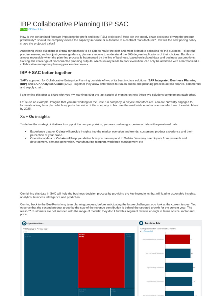 IBP Collaborative Planning IBP SAC | PDF | Demand | Analytics