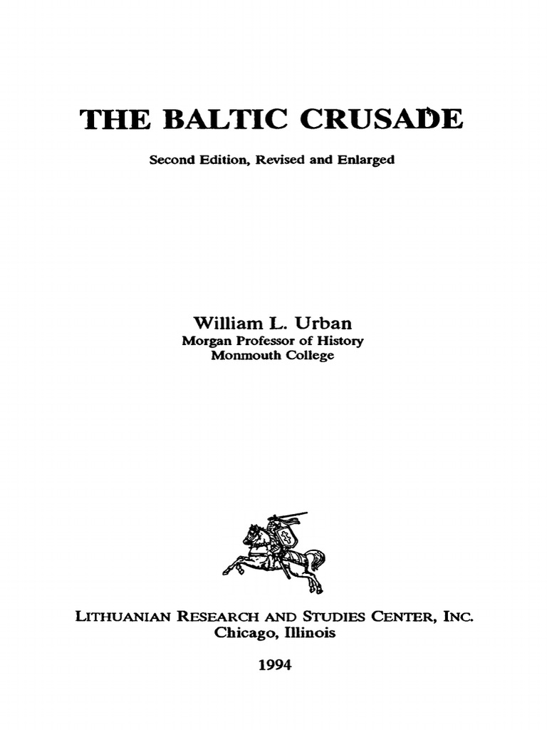 Urban W. The Baltic Crusade (1994), OCR | PDF | Crusades | Middle Ages