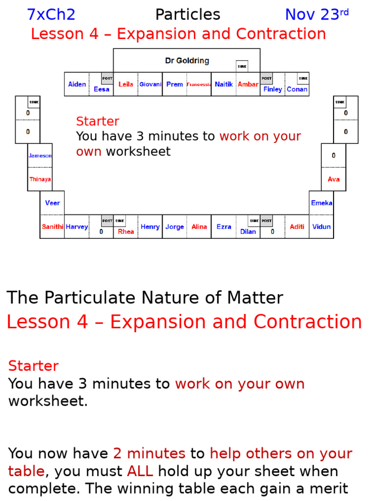 L4 (7xCh2) Expansion and Contraction | PDF | Thermal Expansion | Gases